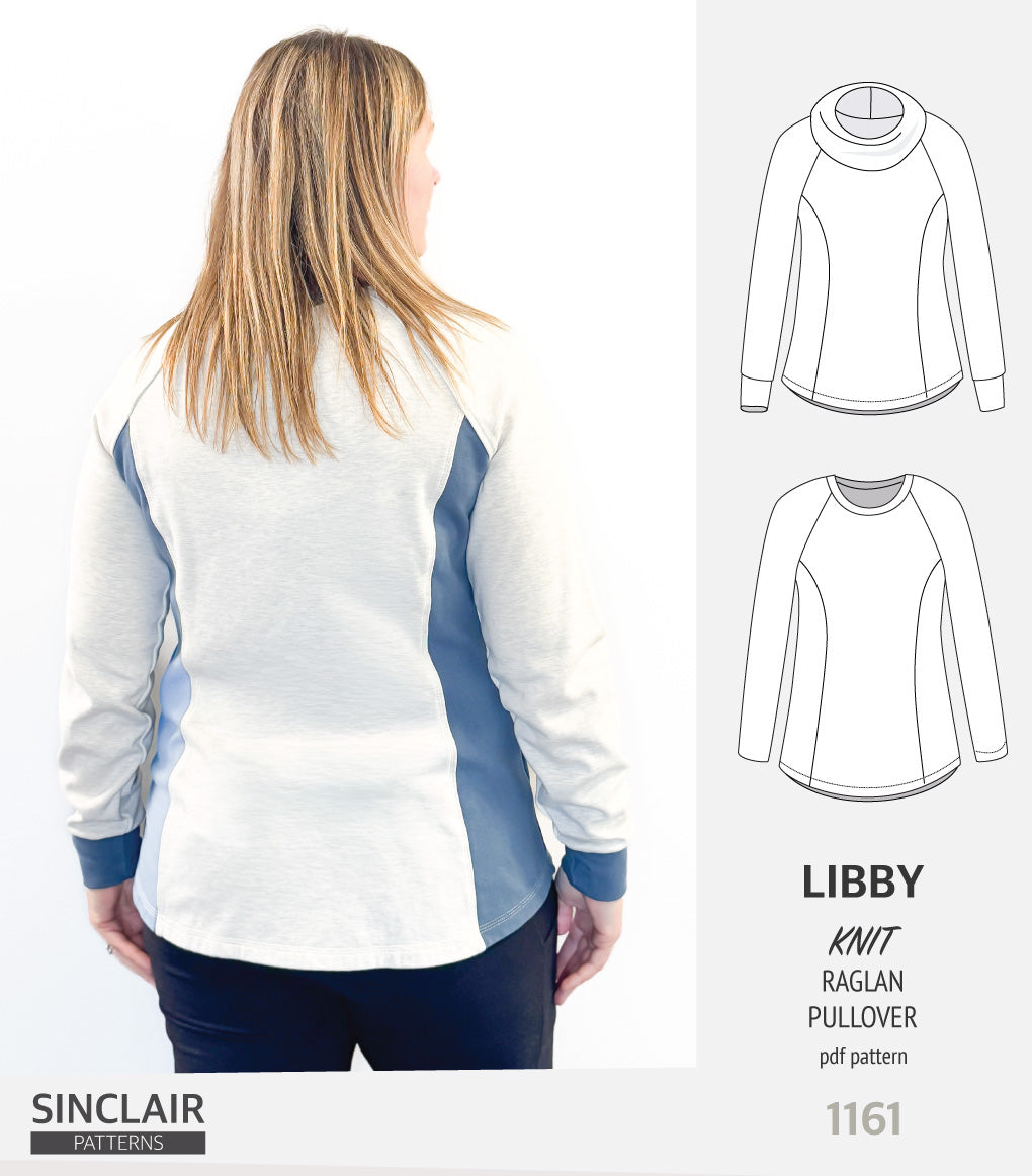 Libby Princess Seam Raglan Pullover Sewing Pattern (PDF) – Sinclair ...